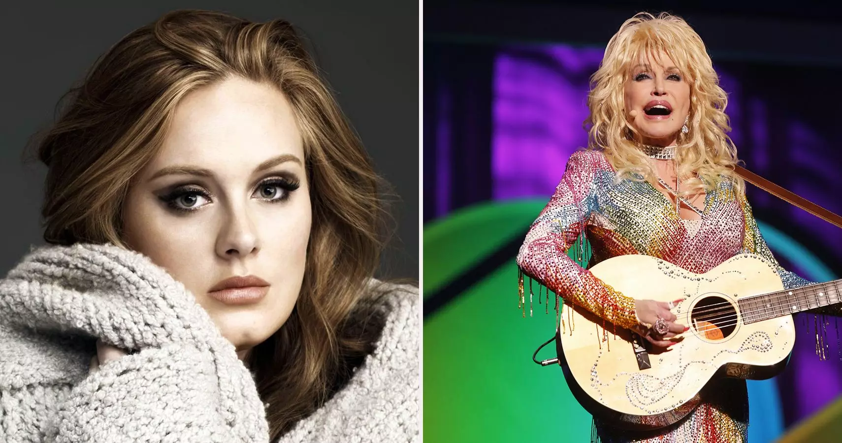Adele Unrecognizable ນຸ່ງເປັນ Dolly Parton 10349_0