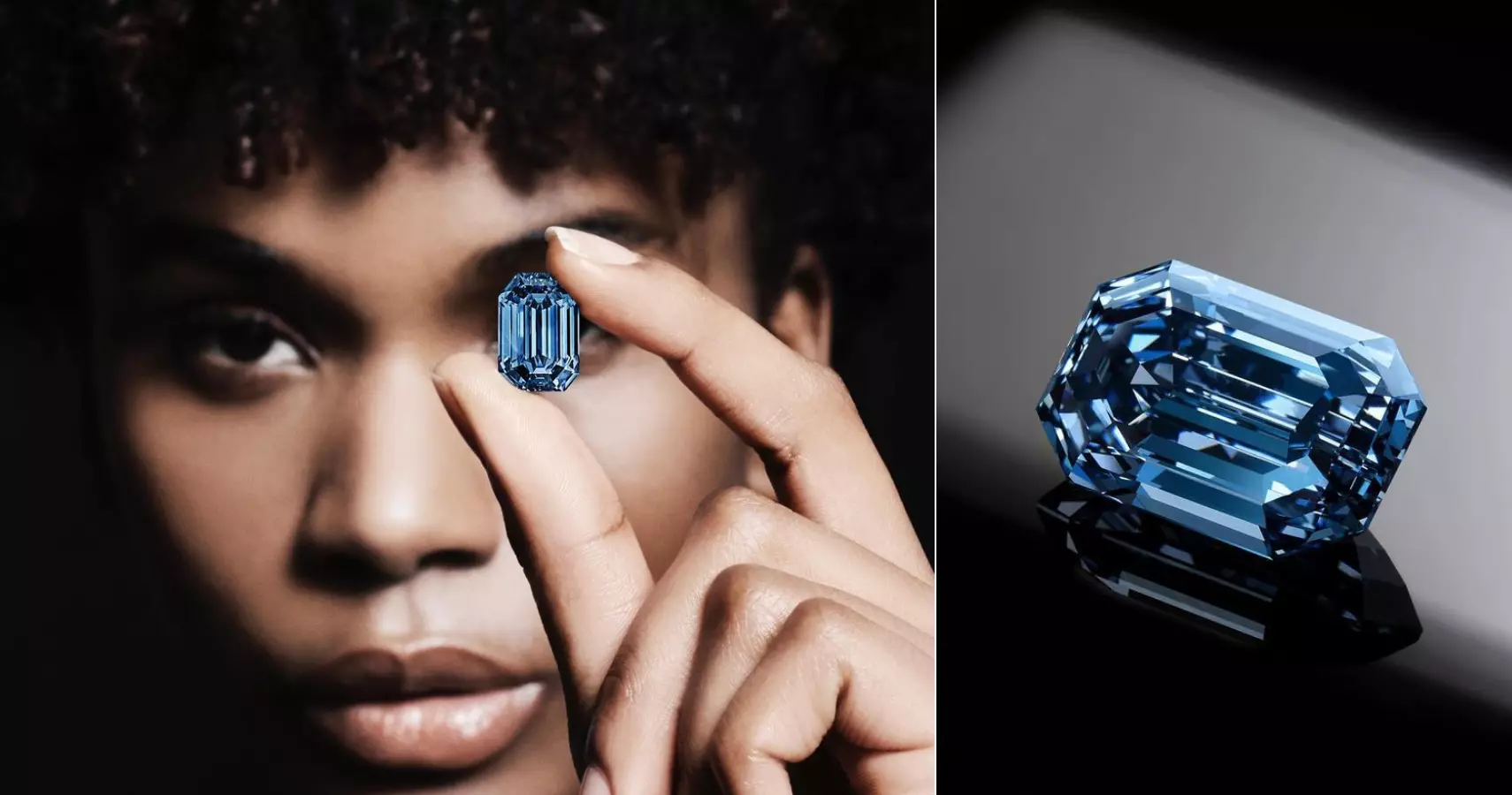 Modri diamant prinaša veliko zelenega – skoraj podrti svetovni rekord