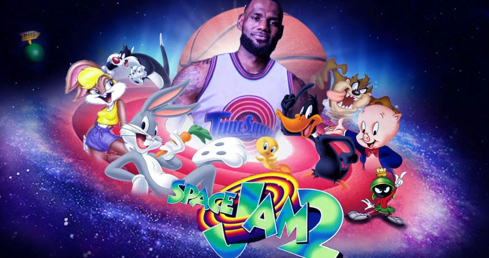 فیلم Space Jam 2 لو رفته شامل ماسک، جوکر، و آیا این لرد ولدمورت بود؟ 13013_0