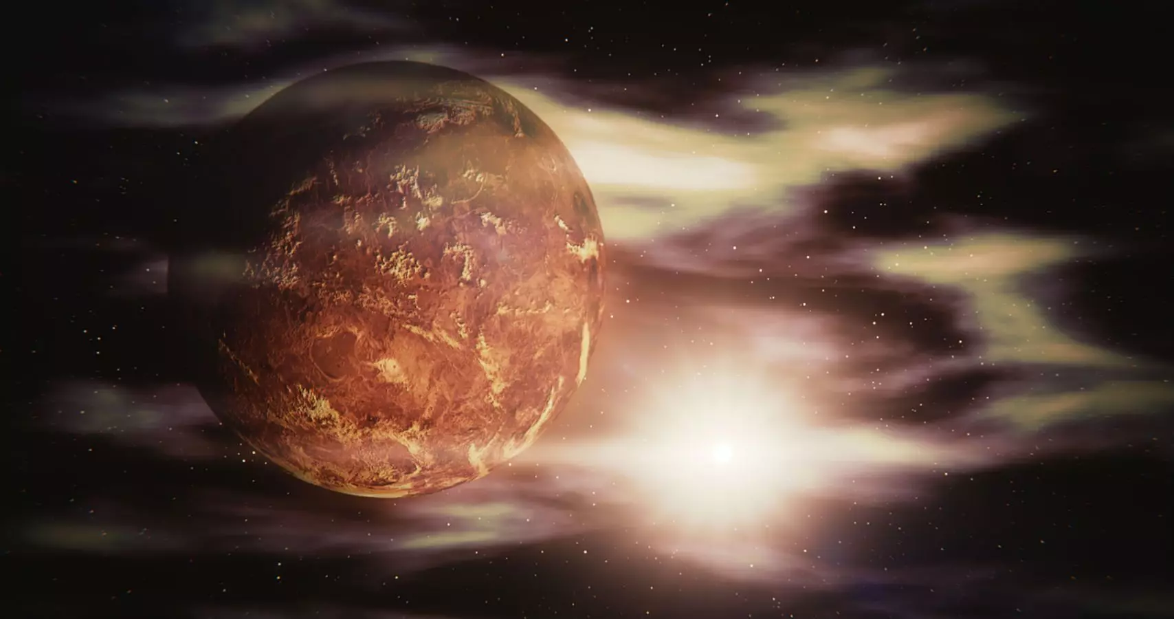 Täze gözlegler Wenusyň bir wagtlar adaty bir planeta bolmagynyň mümkindigini görkezýär 13526_0