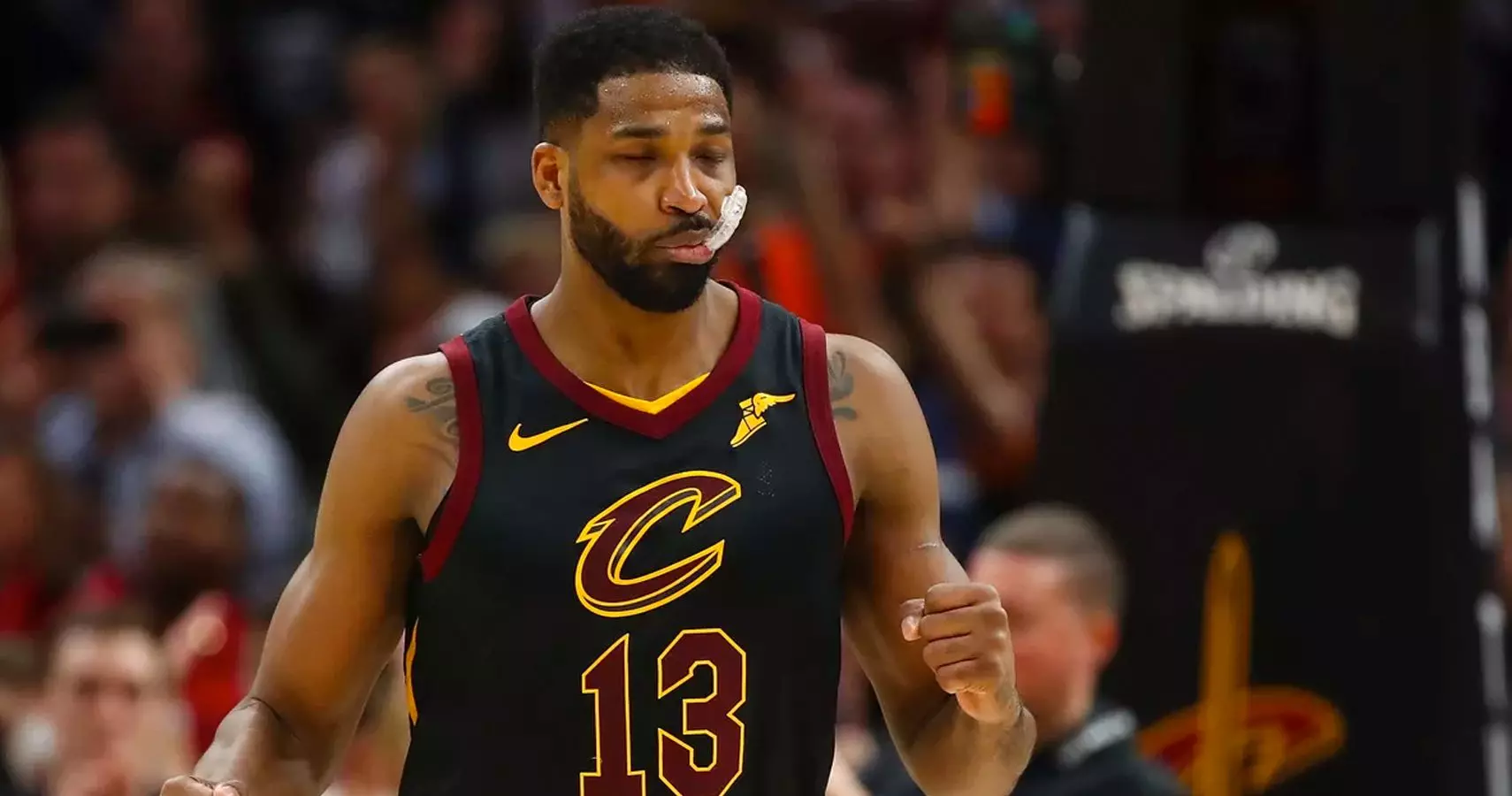 Tristan Thompson Playoff Maçı Sırasında Khloè tezahüratları aldı 19549_0