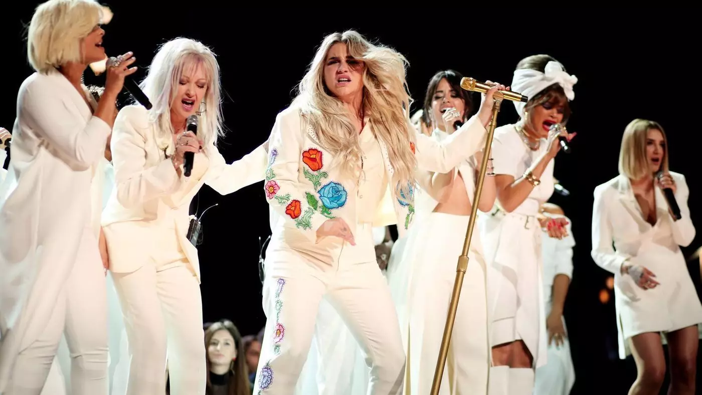 Assista à poderosa performance do Grammy #TimesUp de Kesha 22460_3