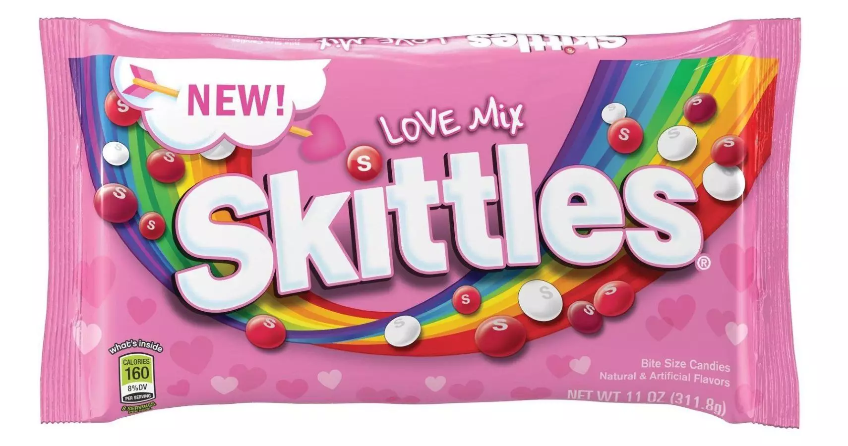 Skittles Tshiab Valentine's Day Mix muaj lub npe phem 27184_0