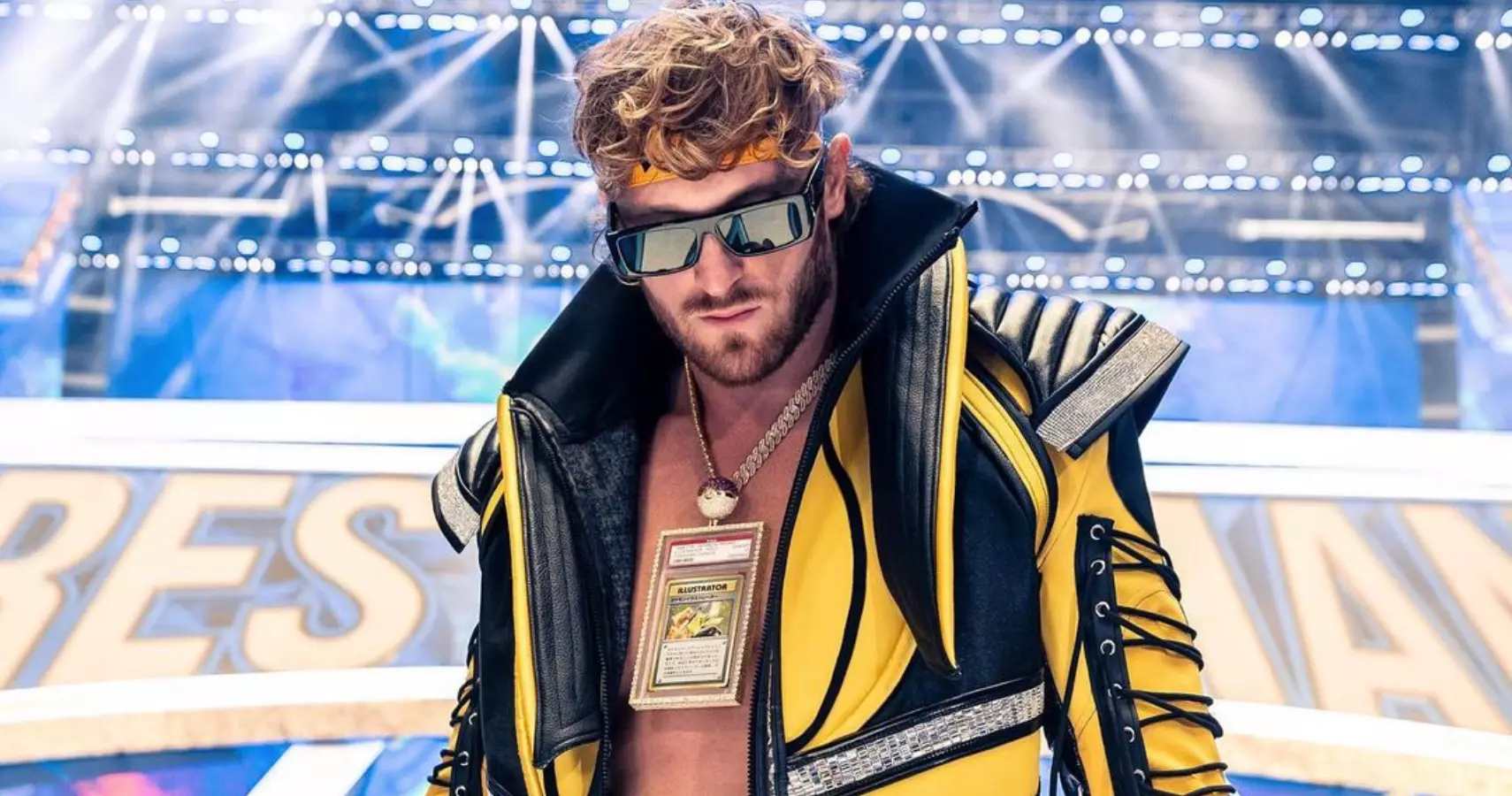 Logan Paul nosi najdroższą na świecie kartę Pokémon na WrestleMania 2919_0