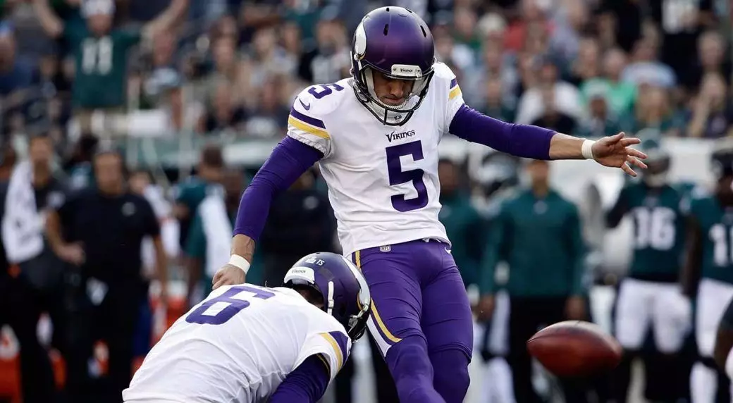 Minnesota Vikings Kicker Dan Bailey na-enweta ego nde $1 na izu 17 30006_2