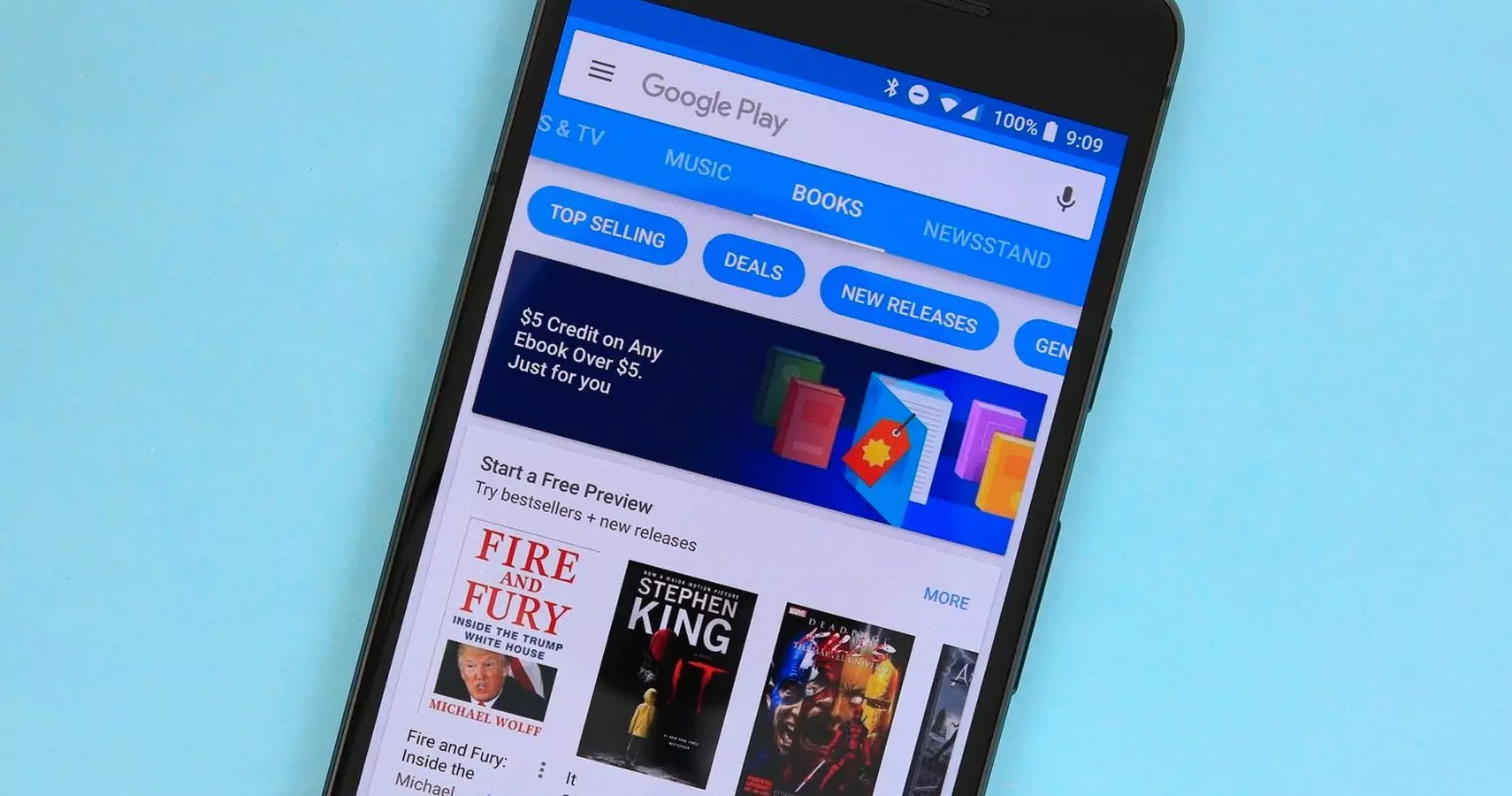 Google Play Book را برای IOS بهروزرسانی میکند درست همانطور که Apple iBooks یکی میشود 30207_0
