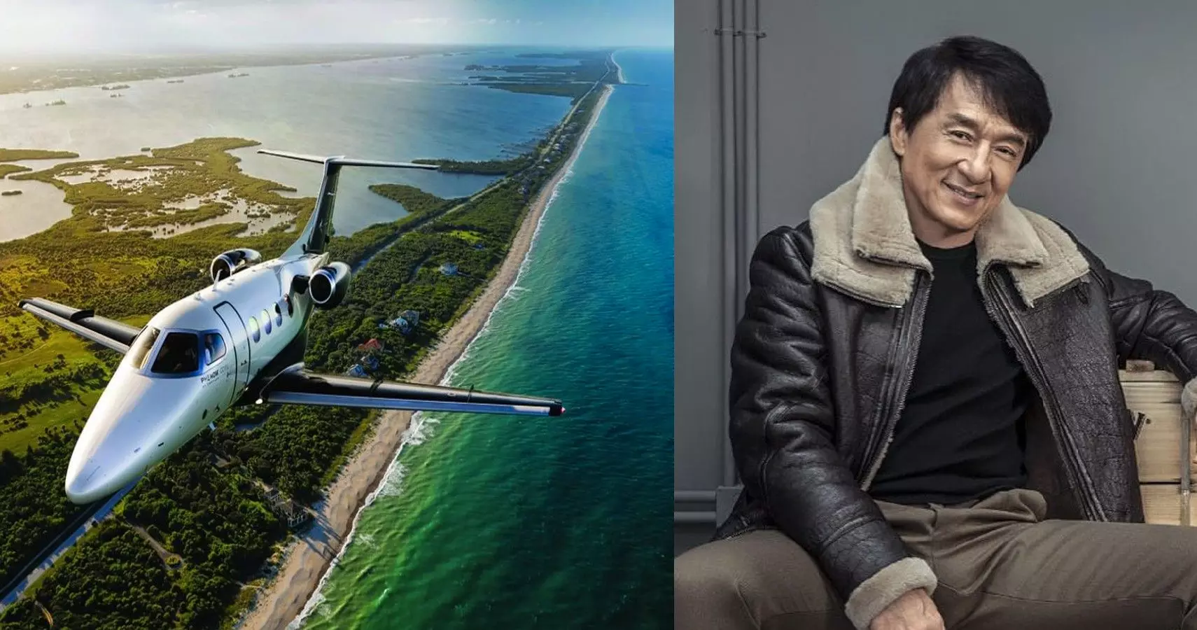 Inne i Jackie Chans private jet på 20 millioner dollar, 'Embraer Legacy 500'