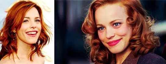 Rachel McAdams קוקט אָסאַם מיט העל רויט האָר