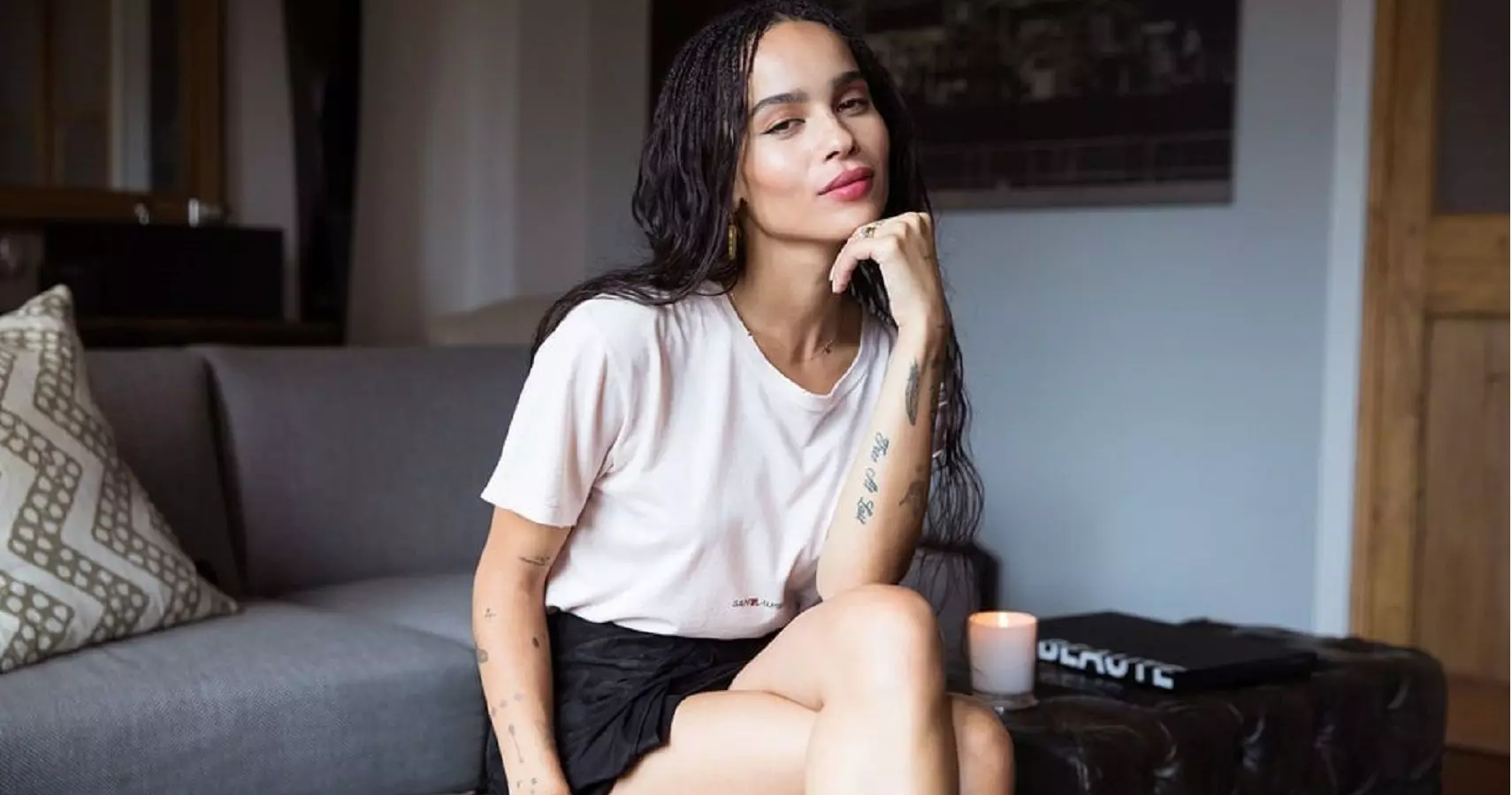 Nahitam-potaka tamin'i Zoë Kravitz Izy Miarahaba an'i Hollywood 3434_0