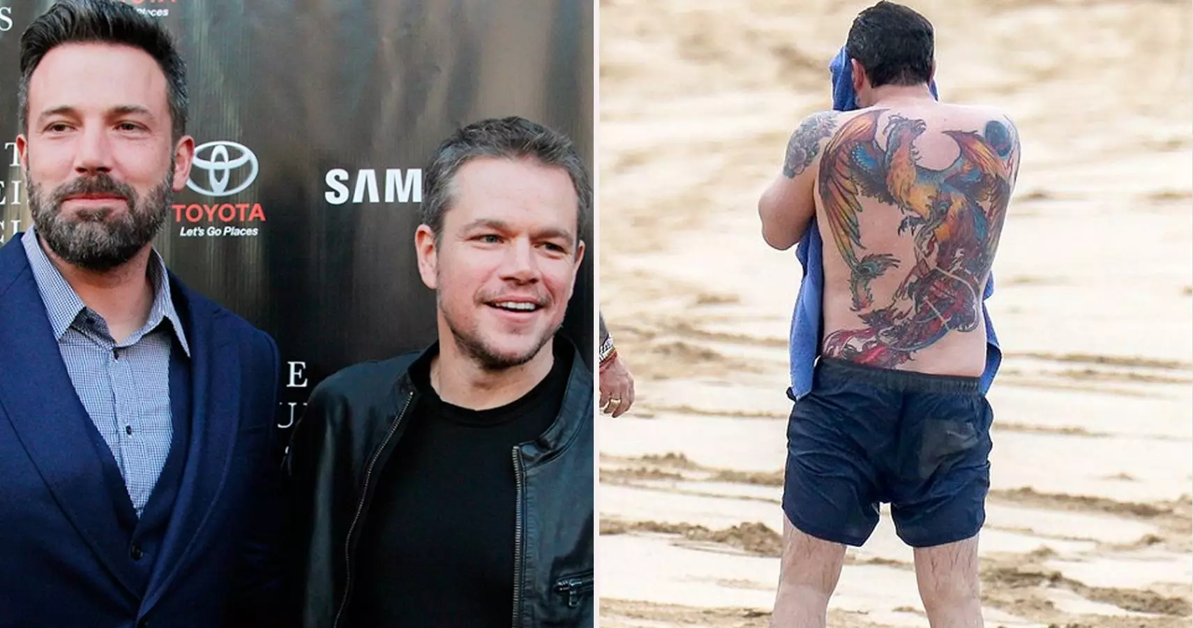 Matt Damon เยาะเย้ยโทษสำหรับรอยสักของ Ben Affleck 35064_0