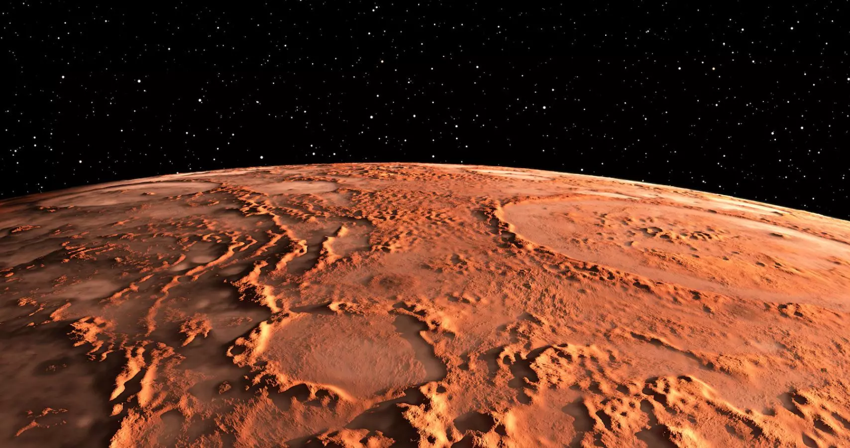 Navorsing toon dat Mars groot riviere vir die grootste deel van sy bestaan gehad het 35160_0