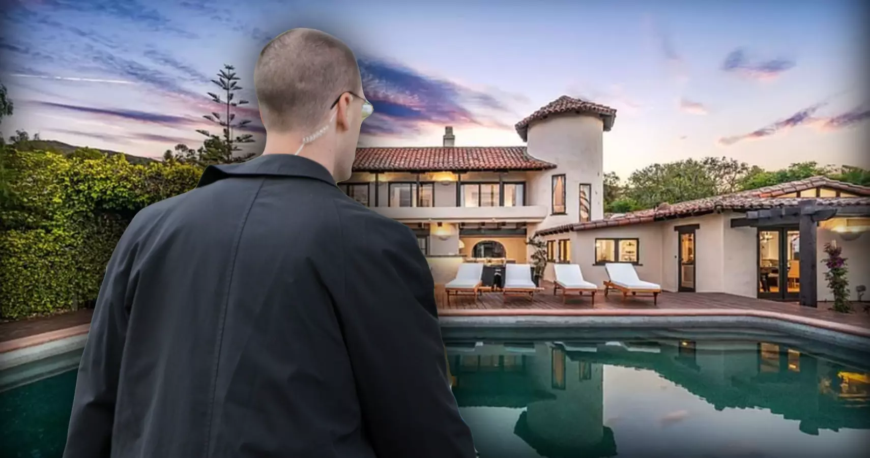 Secret Service lever stort i $30 000 i måneden Malibu Mansion