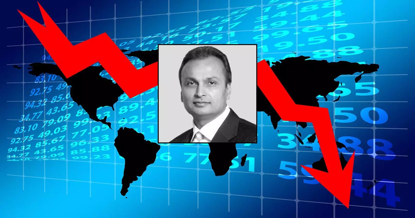 Cwymp y biliwnydd Anil Ambani 3821_0