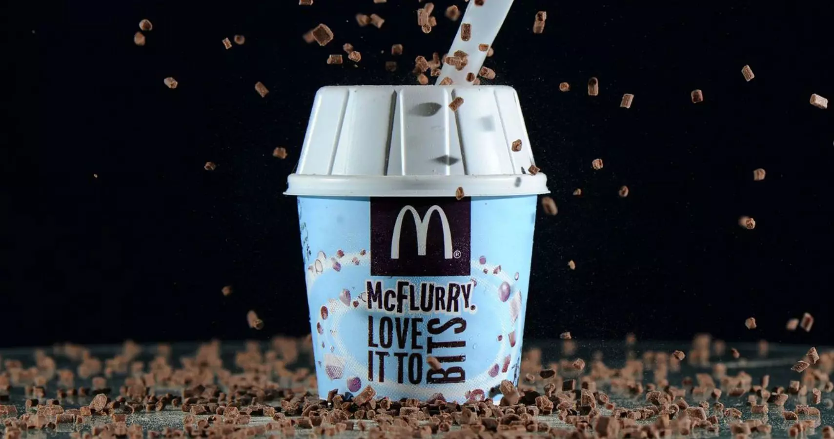 تحصل McDonald's McFlurries على تحول شبه خالٍ من البلاستيك