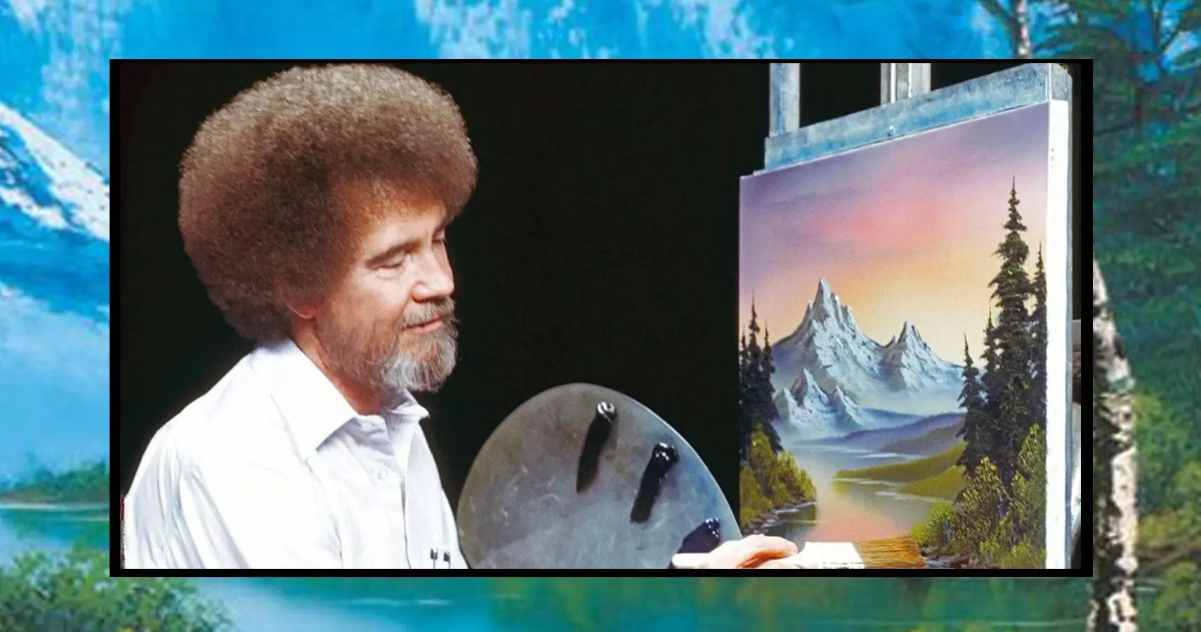 Missing Little Trees: D'Sich & Entdeckung vum Bob Ross seng Biller 4160_0