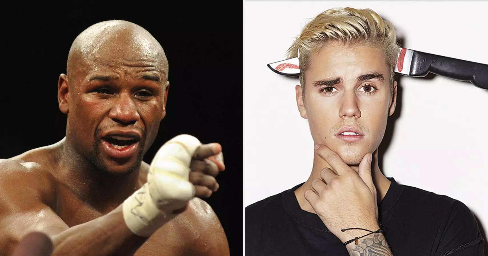 Floyd Mayweather gọi Justin Bieber 48731_0