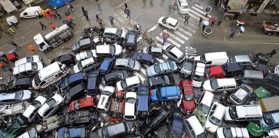 Top 10 slechtste steden voor auto-ongelukken in de VS 54281_0