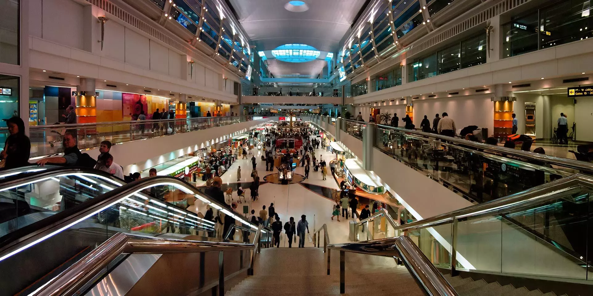 Fotos impresionantes que che farán querer visitar o aeroporto internacional de Dubai