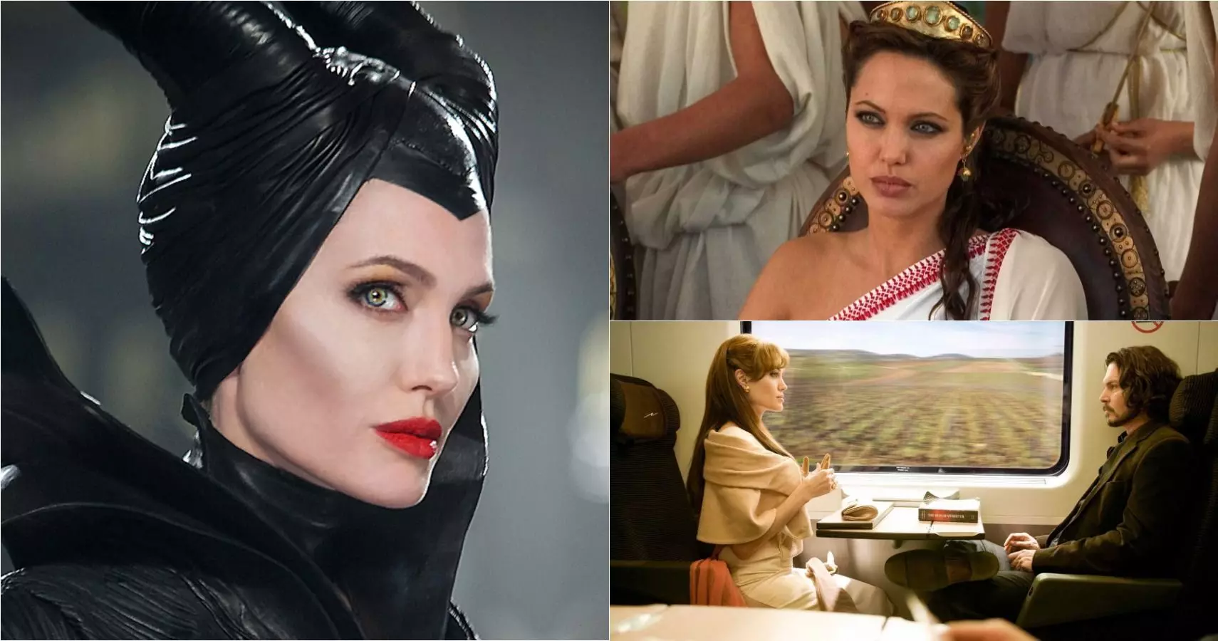 Impahla egqwesileyo ka-Angelina Jolie kwiscreen, ibekwe kwindawo 8438_0